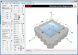 Software de cálculo de anclajes químicos | EJOT Ibérica